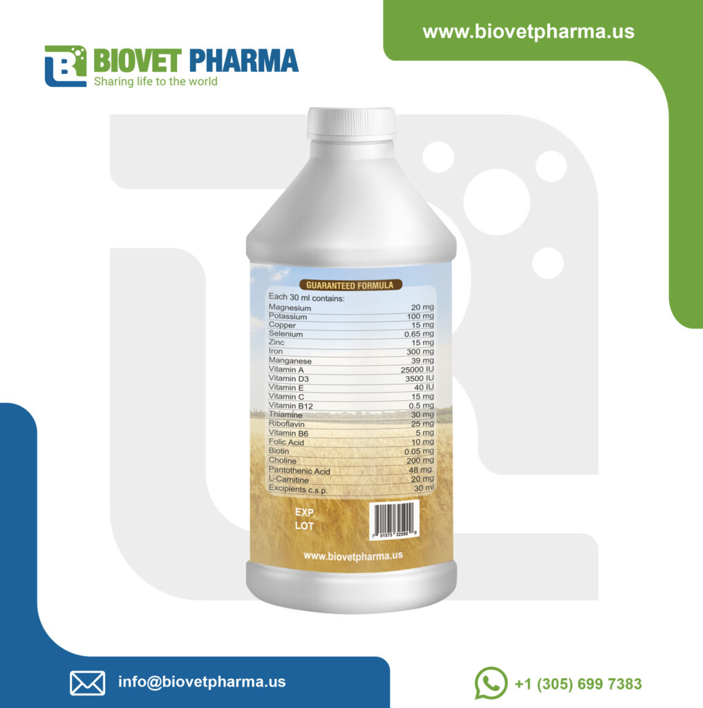 Complete Multivitaminic 500ml for Farm Animals – Biovet Pharma