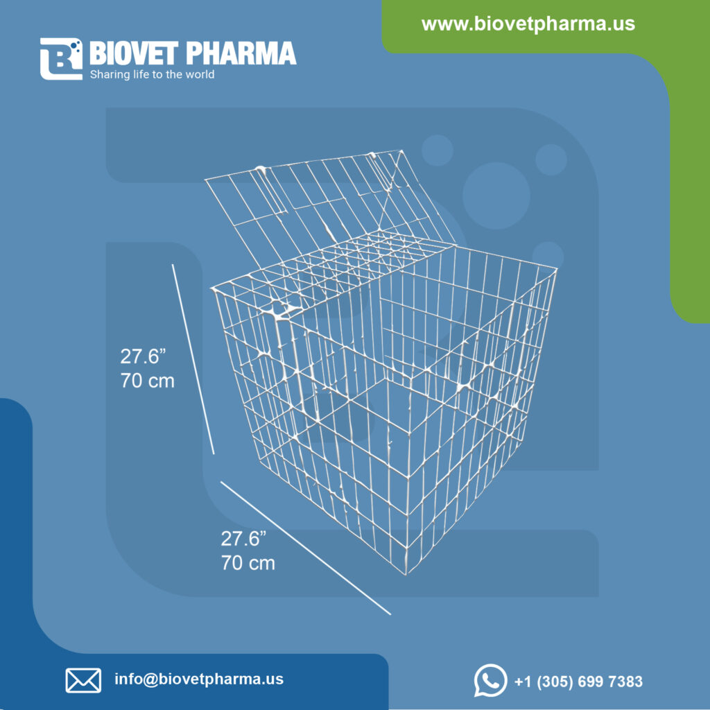 Metal Cage for Birds and Poultry – Biovet Pharma